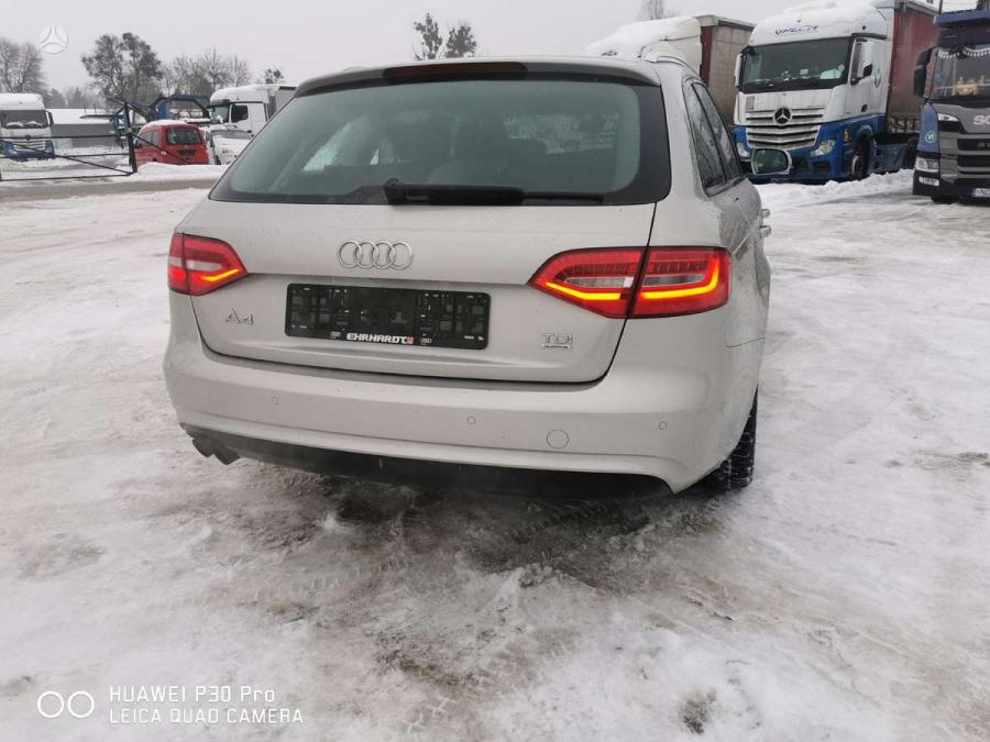Pelēks Audi A4 2014 Prienai, ar dzinēja tilpumu 1.97 L un nobraukumu 273 tūkst. km par 6999 €, foto 4 vietnē AUTOMOTO.COM.LV