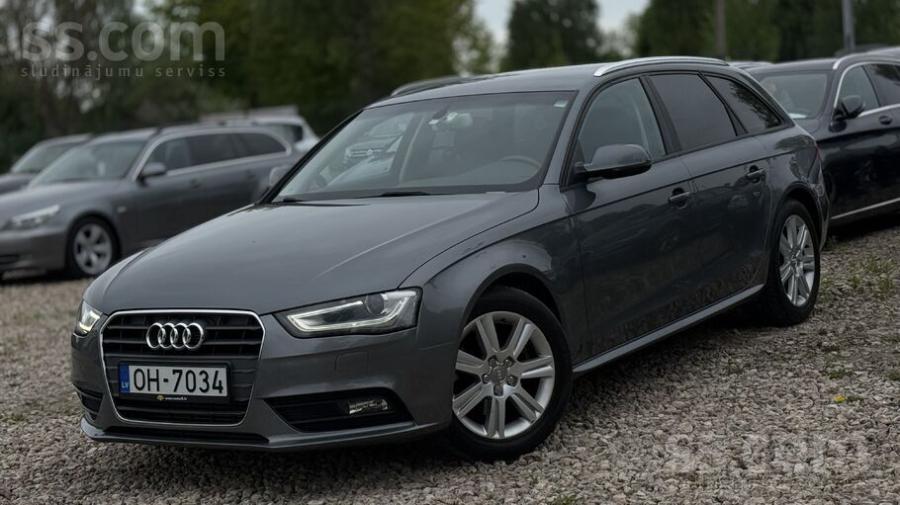 Pelēks Audi A4 2014 Jelgava, ar dzinēja tilpumu 1.80 L un nobraukumu 151 tūkst. km par 9990 €, foto 1 vietnē AUTOMOTO.COM.LV
