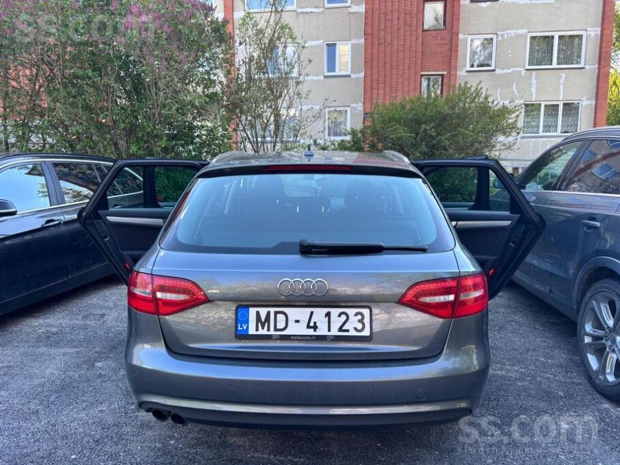 Pelēks Audi A4 2014 Bauska, ar dzinēja tilpumu 2.00 L un nobraukumu 401 tūkst. km par 5800 €, foto 15 vietnē AUTOMOTO.COM.LV