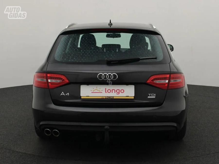 Grey Audi A4 2014 in Vilnius, with an engine capacity of 2.00 L and mileage of 255 thousand km for 8499 €, photo 6 on AUTOMOTO.COM.LV