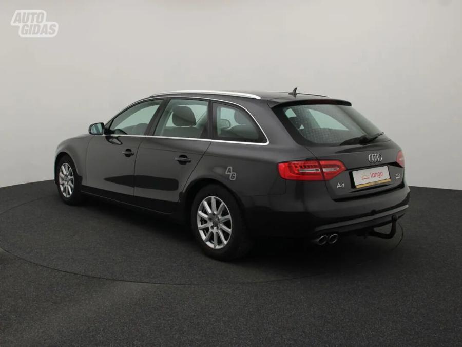 Grey Audi A4 2014 in Vilnius, with an engine capacity of 2.00 L and mileage of 255 thousand km for 8499 €, photo 8 on AUTOMOTO.COM.LV