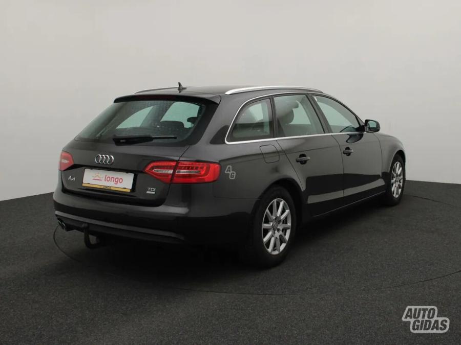Grey Audi A4 2014 in Vilnius, with an engine capacity of 2.00 L and mileage of 255 thousand km for 8499 €, photo 9 on AUTOMOTO.COM.LV