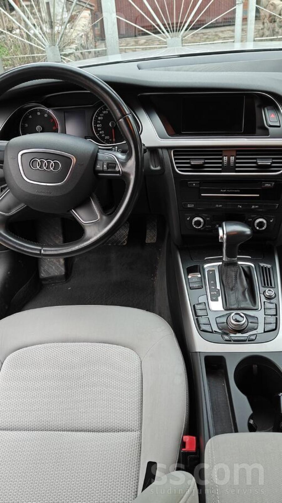 Pelēks Audi A4 2014 Jūrmala, ar dzinēja tilpumu 2.00 L un nobraukumu 220 tūkst. km par 12000 €, foto 8 vietnē AUTOMOTO.COM.LV