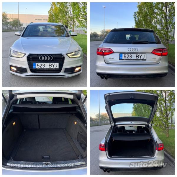 Grey Audi A4 2014 in Tallinn, with an engine capacity of 2.00 L and mileage of 266 thousand km for 6950 €, photo 7 on AUTOMOTO.COM.LV