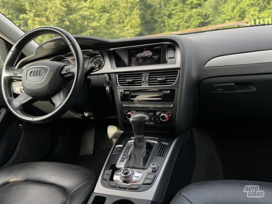 Pelēks Audi A4 2014 Viļņa, ar dzinēja tilpumu 2.00 L un nobraukumu 243 tūkst. km par 8900 €, foto 22 vietnē AUTOMOTO.COM.LV