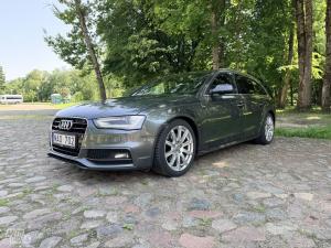 Grey Audi A4 2014 in Silute, with an engine capacity of 2.00 L and mileage of 302 thousand km for 8100 €, photo  on AUTOMOTO.COM.LV