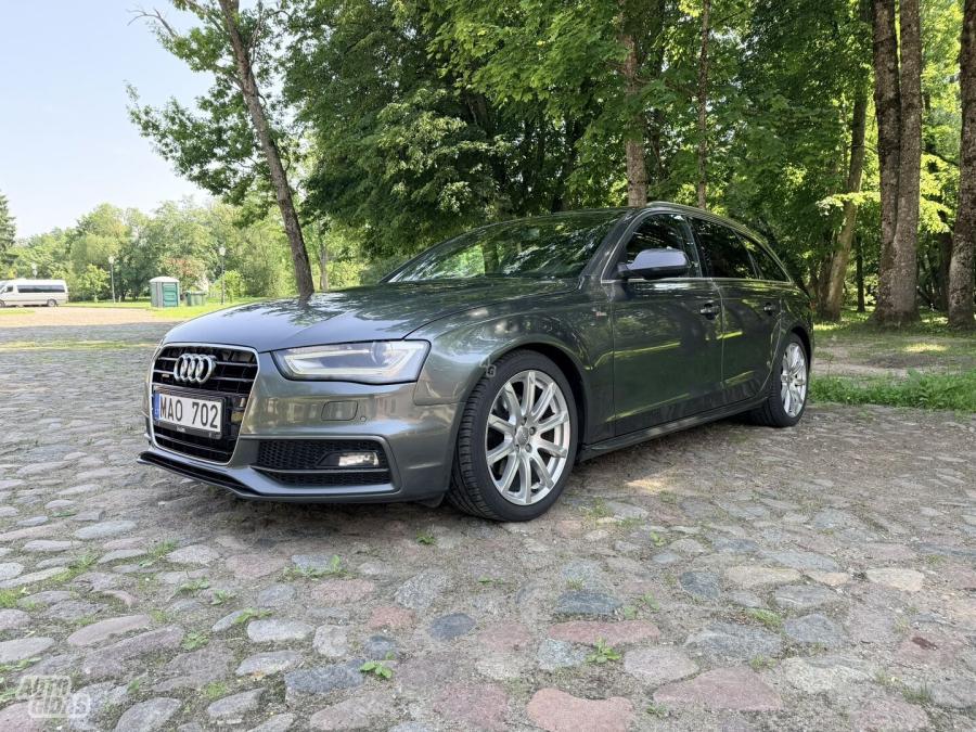 Grey Audi A4 2014 in Silute, with an engine capacity of 2.00 L and mileage of 302 thousand km for 8100 €, photo 1 on AUTOMOTO.COM.LV