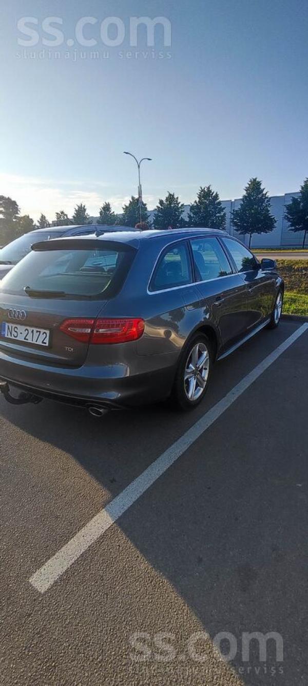 Grey Audi A4 2014 in Jurmala, with an engine capacity of 3.00 L and mileage of 276 thousand km for 6490 €, photo 4 on AUTOMOTO.COM.LV