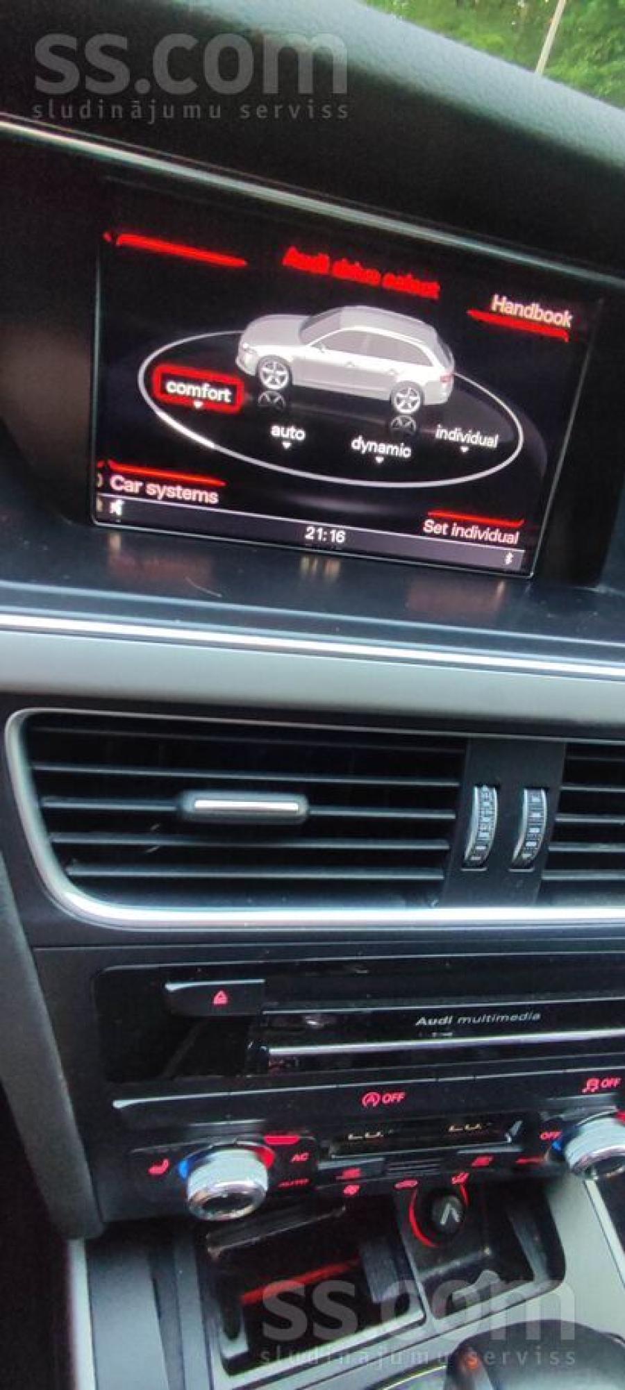 Pelēks Audi A4 2014 Jūrmala, ar dzinēja tilpumu 3.00 L un nobraukumu 276 tūkst. km par 6490 €, foto 19 vietnē AUTOMOTO.COM.LV