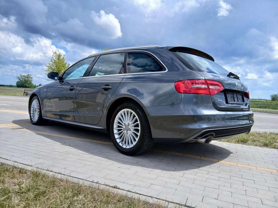 Grey Audi A4 2014 in Marijampole, with an engine capacity of 2.97 L and mileage of 252 thousand km for 6850 €, photo 3 on AUTOMOTO.COM.LV