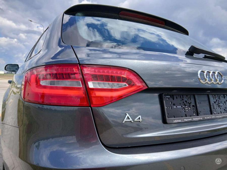 Grey Audi A4 2014 in Marijampole, with an engine capacity of 2.97 L and mileage of 252 thousand km for 6850 €, photo 21 on AUTOMOTO.COM.LV
