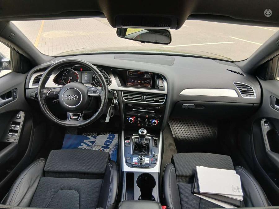Grey Audi A4 2014 in Marijampole, with an engine capacity of 2.97 L and mileage of 252 thousand km for 6850 €, photo 24 on AUTOMOTO.COM.LV