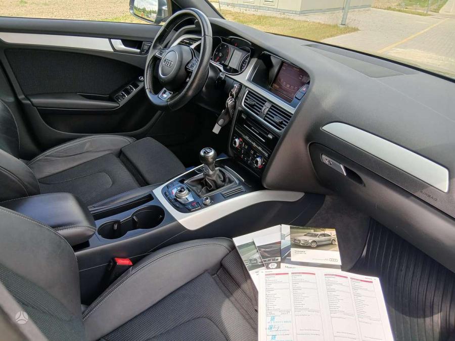 Grey Audi A4 2014 in Marijampole, with an engine capacity of 2.97 L and mileage of 252 thousand km for 6850 €, photo 26 on AUTOMOTO.COM.LV