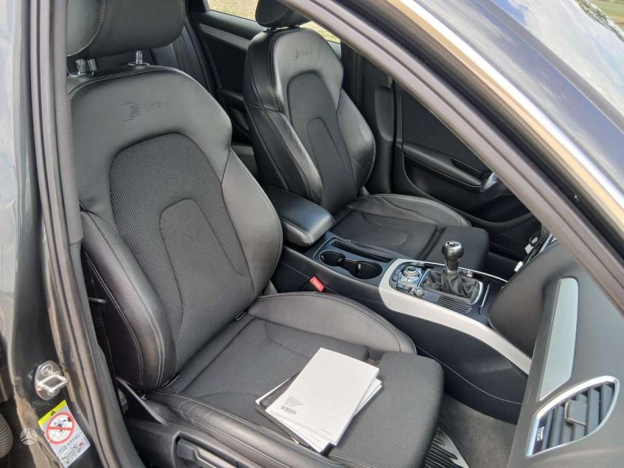 Grey Audi A4 2014 in Marijampole, with an engine capacity of 2.97 L and mileage of 252 thousand km for 6850 €, photo 35 on AUTOMOTO.COM.LV
