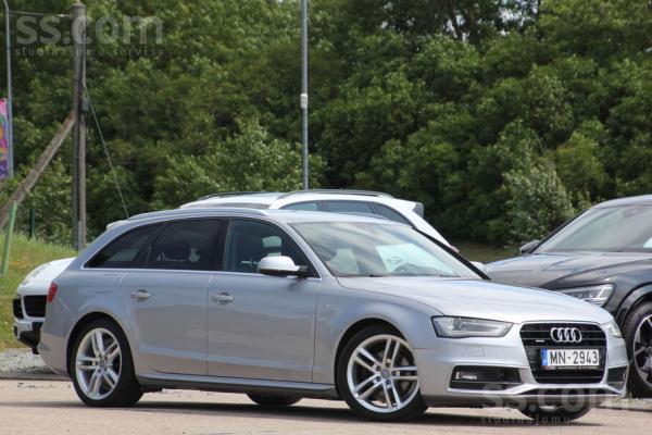 Grey Audi A4 2014 in Tukums, with an engine capacity of 2.00 L and mileage of 374 thousand km for 6990 €, photo 3 on AUTOMOTO.COM.LV