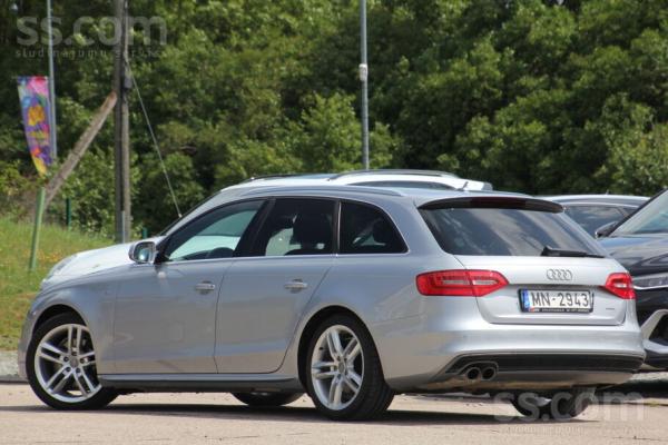 Grey Audi A4 2014 in Tukums, with an engine capacity of 2.00 L and mileage of 374 thousand km for 6990 €, photo 4 on AUTOMOTO.COM.LV