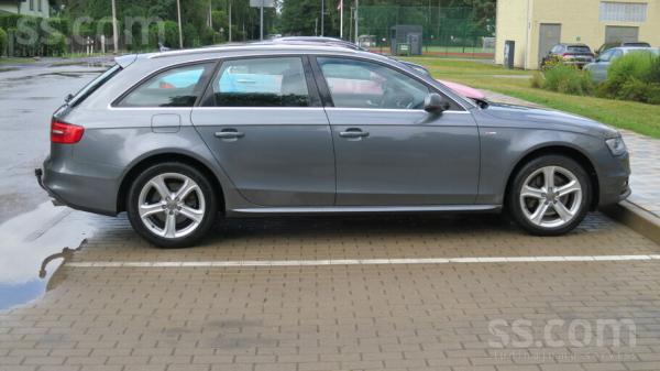 Grey Audi A4 2014 in Jurmala, with an engine capacity of 3.00 L and mileage of 276 thousand km for 6490 €, photo 6 on AUTOMOTO.COM.LV