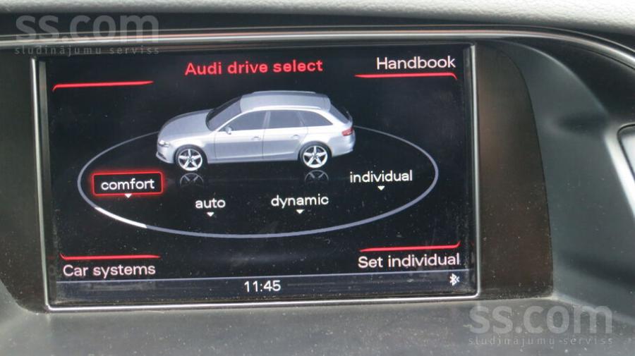 Grey Audi A4 2014 in Jurmala, with an engine capacity of 3.00 L and mileage of 276 thousand km for 6490 €, photo 13 on AUTOMOTO.COM.LV