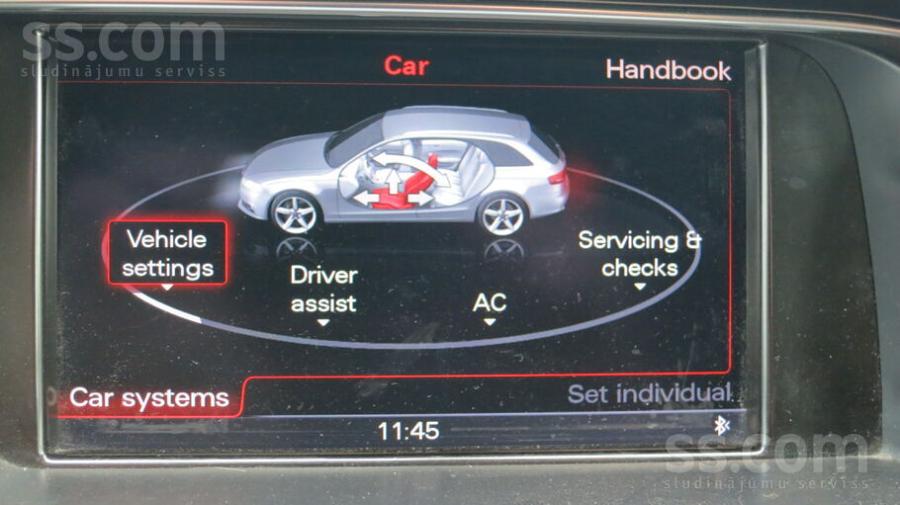 Grey Audi A4 2014 in Jurmala, with an engine capacity of 3.00 L and mileage of 276 thousand km for 6490 €, photo 14 on AUTOMOTO.COM.LV