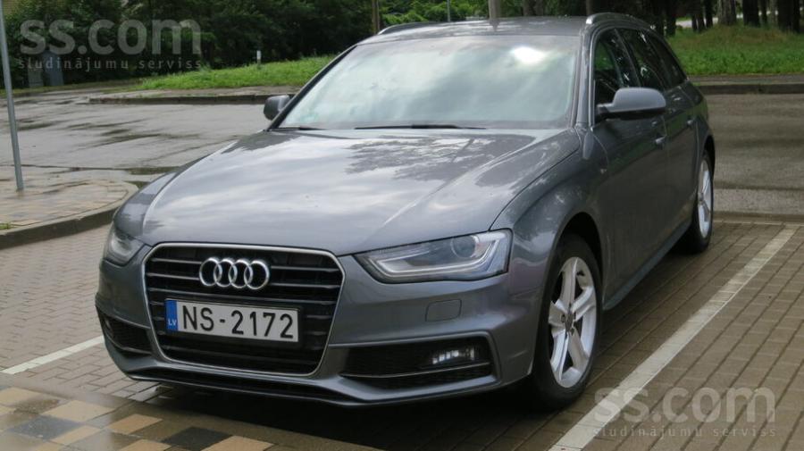 Grey Audi A4 2014 in Jurmala, with an engine capacity of 3.00 L and mileage of 276 thousand km for 6490 €, photo 20 on AUTOMOTO.COM.LV