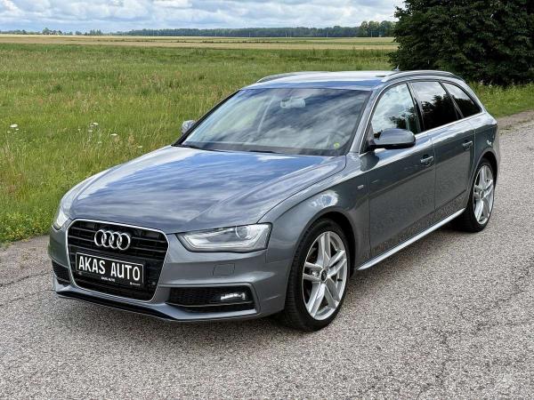 Grey Audi A4 2014 in Vilkaviskis, with an engine capacity of 1.97 L and mileage of 243 thousand km for 8700 €, photo 1 on AUTOMOTO.COM.LV