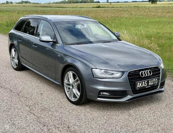 Grey Audi A4 2014 in Vilkaviskis, with an engine capacity of 1.97 L and mileage of 243 thousand km for 8700 €, photo 2 on AUTOMOTO.COM.LV