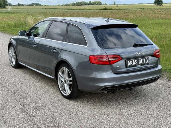 Grey Audi A4 2014 in Vilkaviskis, with an engine capacity of 1.97 L and mileage of 243 thousand km for 8700 €, photo 3 on AUTOMOTO.COM.LV