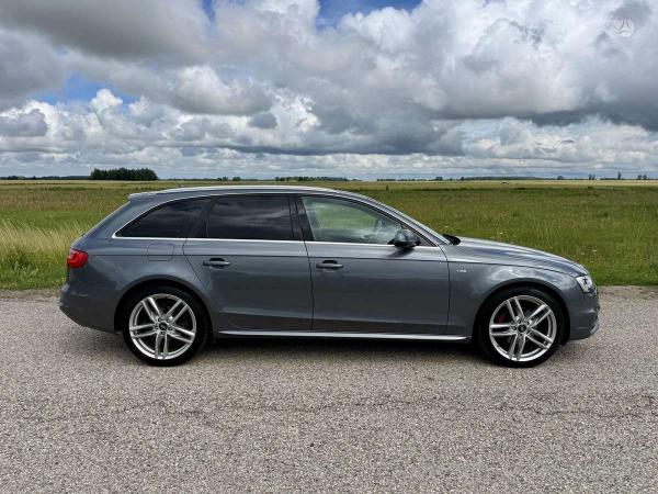 Grey Audi A4 2014 in Vilkaviskis, with an engine capacity of 1.97 L and mileage of 243 thousand km for 8700 €, photo 5 on AUTOMOTO.COM.LV