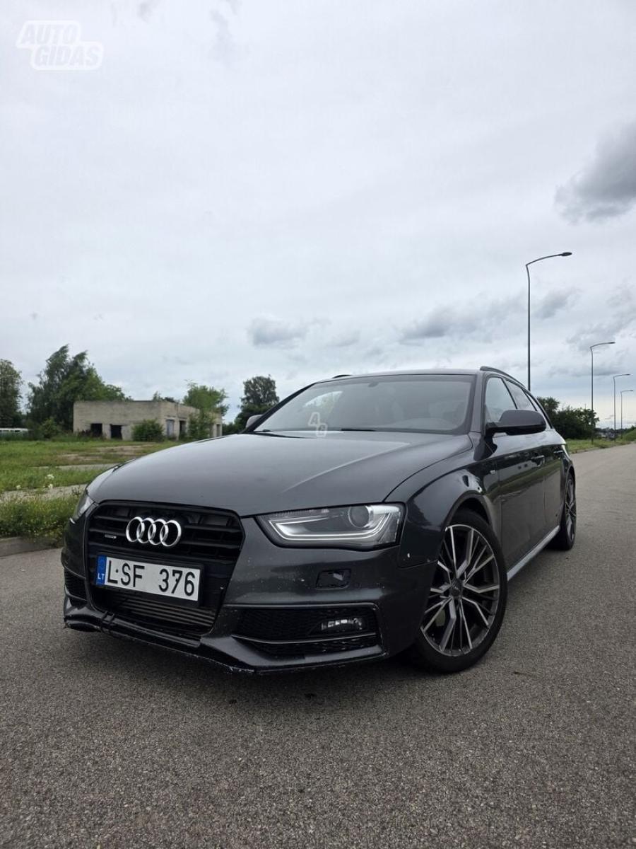 Pelēks Audi A4 2014 Kauņa, ar dzinēja tilpumu 3.00 L un nobraukumu 292 tūkst. km par 6300 €, foto 1 vietnē AUTOMOTO.COM.LV