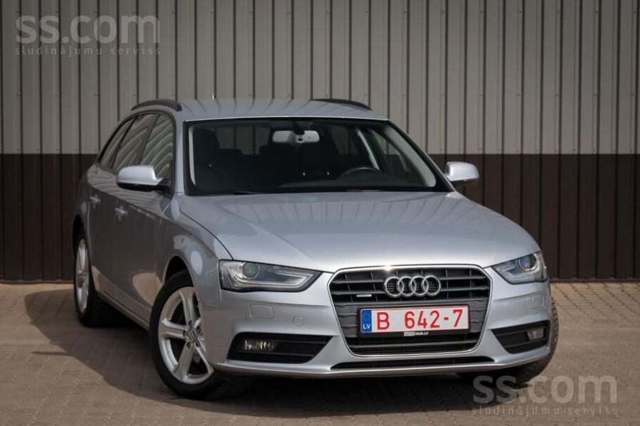Grey Audi A4 2014 in Talsi, with an engine capacity of 2.00 L and mileage of 223 thousand km for 9950 €, photo 1 on AUTOMOTO.COM.LV