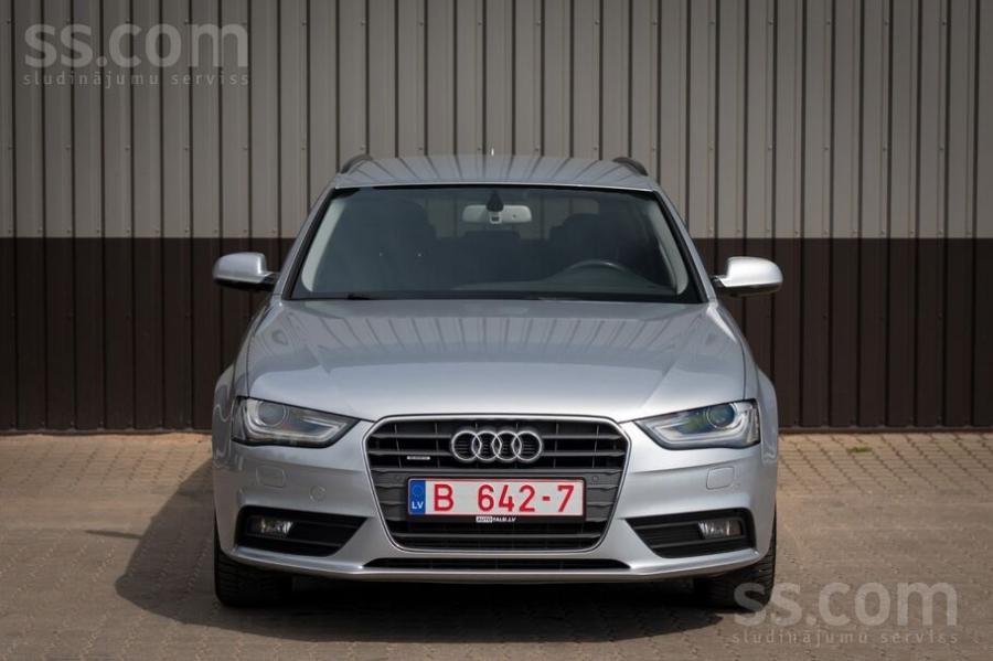 Grey Audi A4 2014 in Talsi, with an engine capacity of 2.00 L and mileage of 223 thousand km for 9950 €, photo 3 on AUTOMOTO.COM.LV