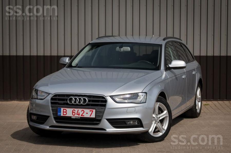 Grey Audi A4 2014 in Talsi, with an engine capacity of 2.00 L and mileage of 223 thousand km for 9950 €, photo 4 on AUTOMOTO.COM.LV