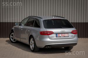 Grey Audi A4 2014 in Talsi, with an engine capacity of 2.00 L and mileage of 223 thousand km for 9950 €, photo 5 on AUTOMOTO.COM.LV