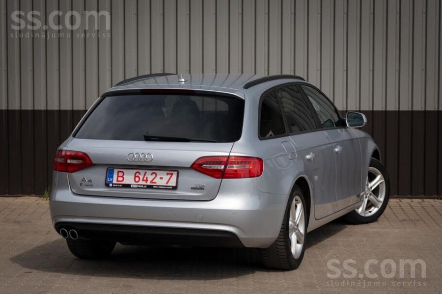 Grey Audi A4 2014 in Talsi, with an engine capacity of 2.00 L and mileage of 223 thousand km for 9950 €, photo 8 on AUTOMOTO.COM.LV
