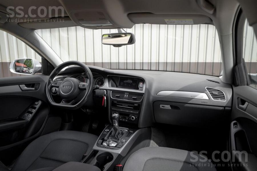 Grey Audi A4 2014 in Talsi, with an engine capacity of 2.00 L and mileage of 223 thousand km for 9950 €, photo 9 on AUTOMOTO.COM.LV