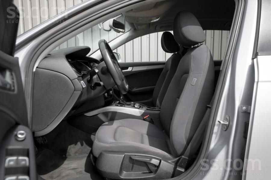 Grey Audi A4 2014 in Talsi, with an engine capacity of 2.00 L and mileage of 223 thousand km for 9950 €, photo 10 on AUTOMOTO.COM.LV