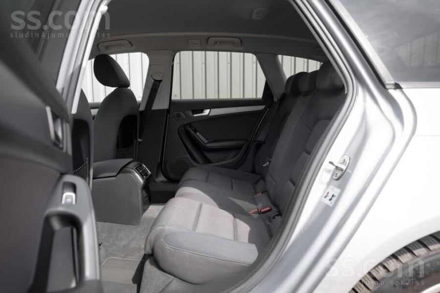 Grey Audi A4 2014 in Talsi, with an engine capacity of 2.00 L and mileage of 223 thousand km for 9950 €, photo 11 on AUTOMOTO.COM.LV
