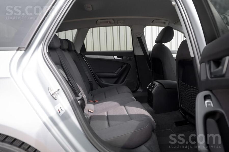 Grey Audi A4 2014 in Talsi, with an engine capacity of 2.00 L and mileage of 223 thousand km for 9950 €, photo 12 on AUTOMOTO.COM.LV