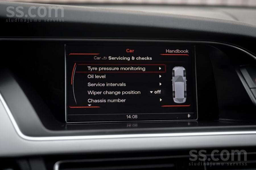 Grey Audi A4 2014 in Talsi, with an engine capacity of 2.00 L and mileage of 223 thousand km for 9950 €, photo 26 on AUTOMOTO.COM.LV