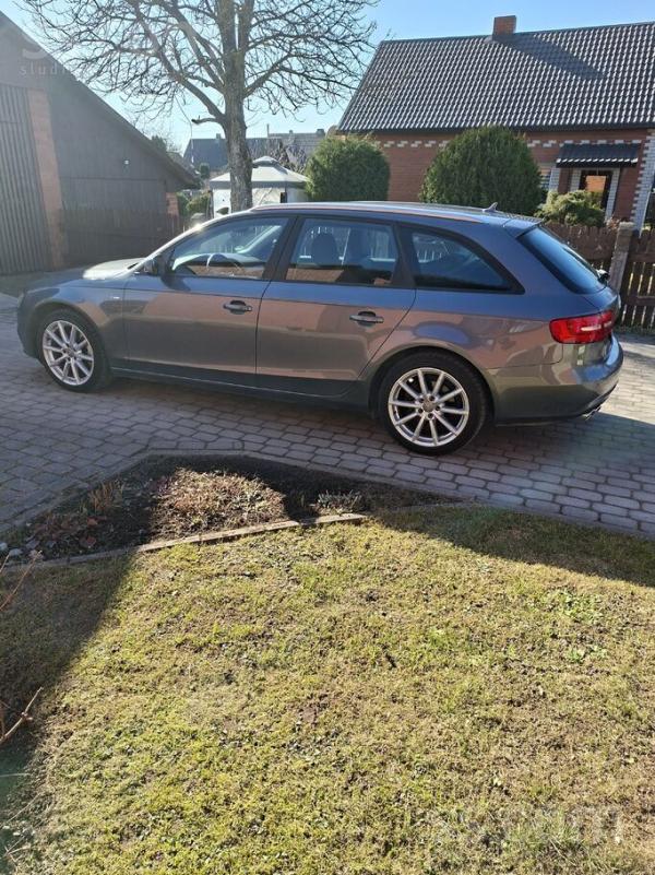 Pelēks Audi A4 2014 Talsi, ar dzinēja tilpumu 2.00 L un nobraukumu 206 tūkst. km par 9400 €, foto 4 vietnē AUTOMOTO.COM.LV