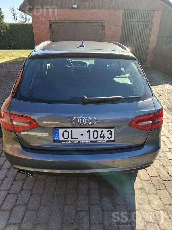 Pelēks Audi A4 2014 Talsi, ar dzinēja tilpumu 2.00 L un nobraukumu 206 tūkst. km par 9400 €, foto 5 vietnē AUTOMOTO.COM.LV