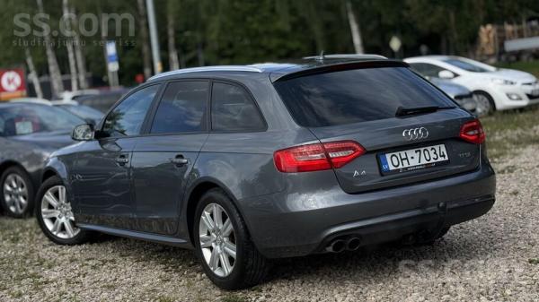 Pelēks Audi A4 2014 Jelgava, ar dzinēja tilpumu 1.80 L un nobraukumu 251 tūkst. km par 9990 €, foto 4 vietnē AUTOMOTO.COM.LV