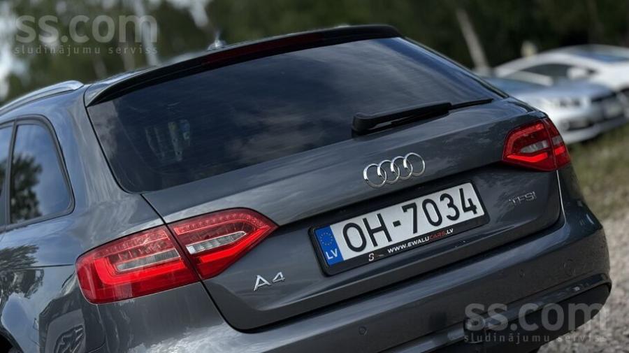 Grey Audi A4 2014 in Jelgava, with an engine capacity of 1.80 L and mileage of 251 thousand km for 9990 €, photo 7 on AUTOMOTO.COM.LV