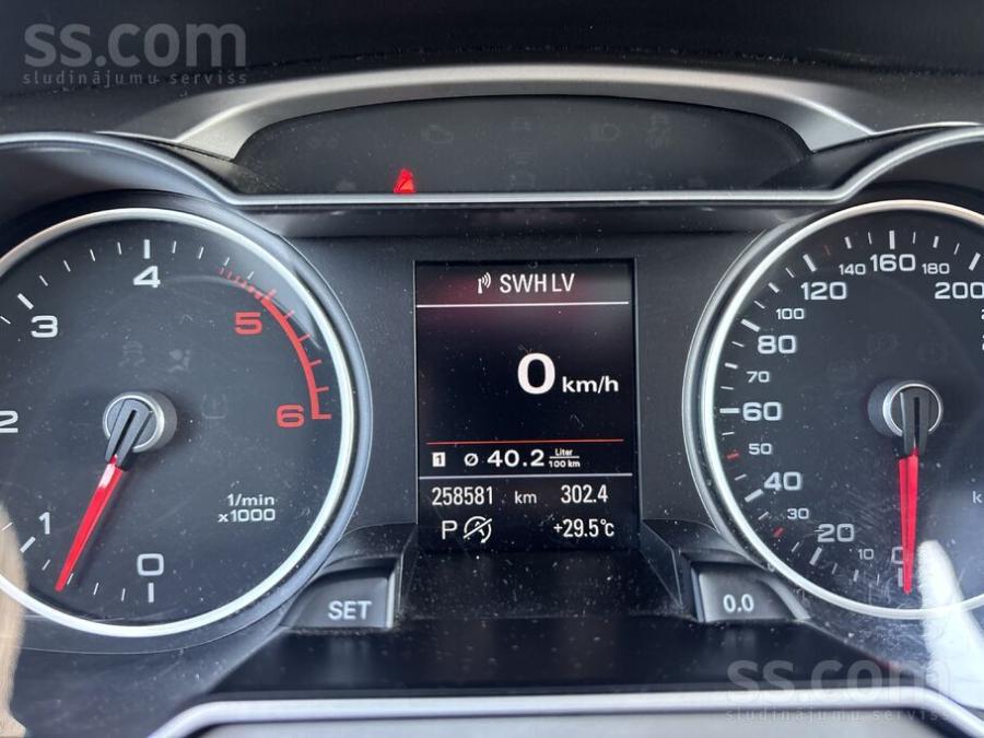 Pelēks Audi A4 2014 Liepāja, ar dzinēja tilpumu 3.00 L un nobraukumu 259 tūkst. km par 12800 €, foto 20 vietnē AUTOMOTO.COM.LV