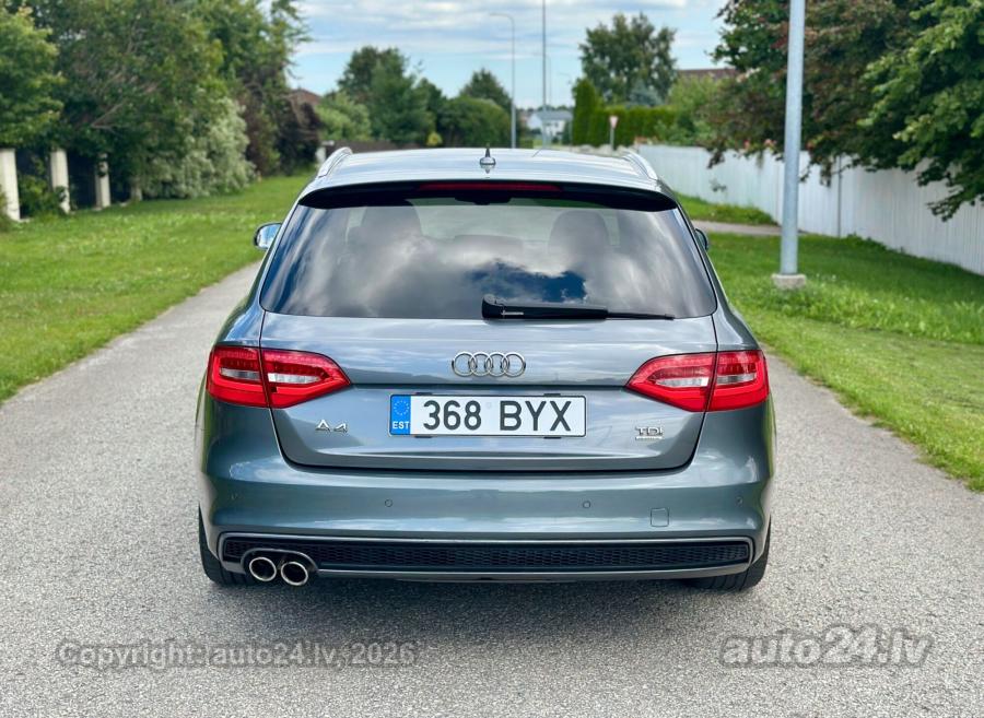 Grey Audi A4 2014 in Tallinn, with an engine capacity of 2.00 L and mileage of 271 thousand km for 8790 €, photo 9 on AUTOMOTO.COM.LV