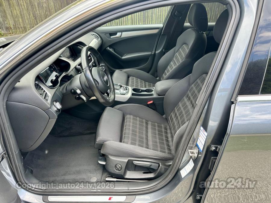 Grey Audi A4 2014 in Tallinn, with an engine capacity of 2.00 L and mileage of 271 thousand km for 8790 €, photo 12 on AUTOMOTO.COM.LV