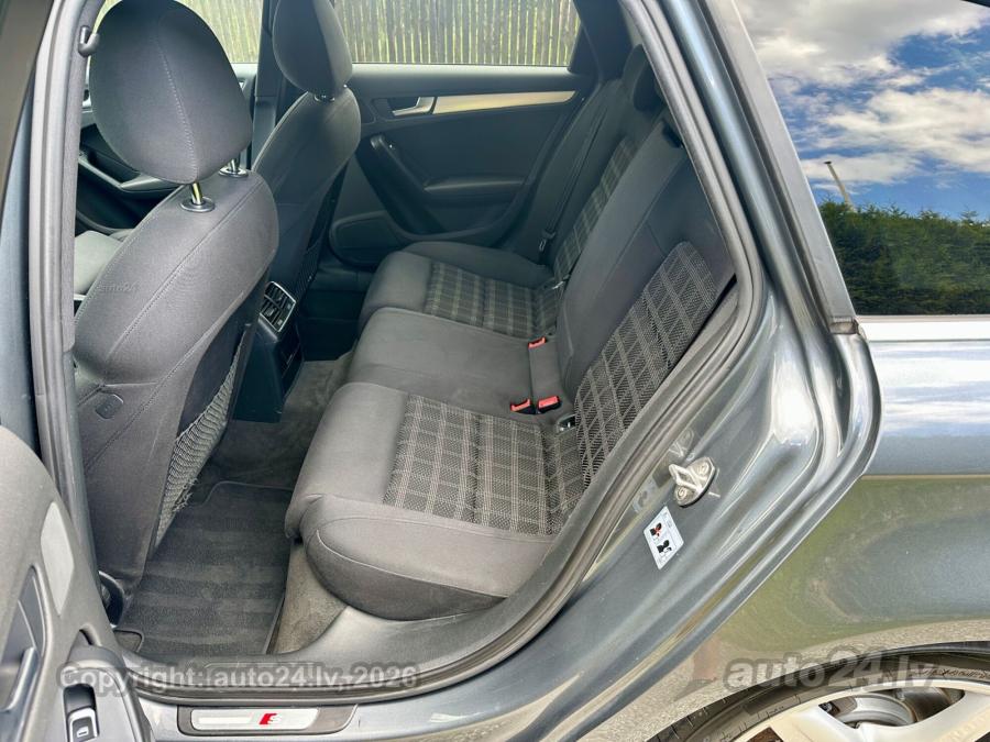 Grey Audi A4 2014 in Tallinn, with an engine capacity of 2.00 L and mileage of 271 thousand km for 8790 €, photo 15 on AUTOMOTO.COM.LV