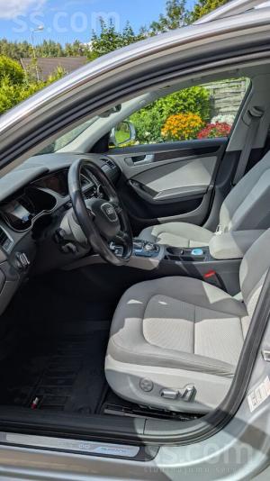 Pelēks Audi A4 2014 Rīga, ar dzinēja tilpumu 2.00 L un nobraukumu 225 tūkst. km par 11350 €, foto 10 vietnē AUTOMOTO.COM.LV