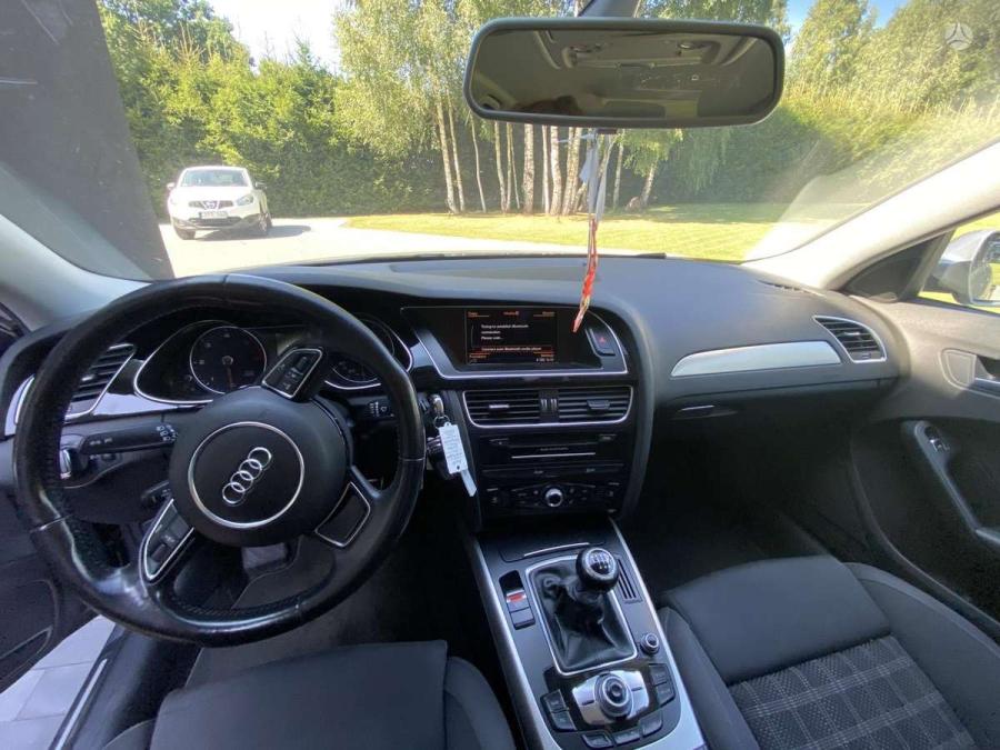 Grey Audi A4 2014 in Kazlu Ruda, with an engine capacity of 1.97 L and mileage of 289 thousand km for 7350 €, photo 7 on AUTOMOTO.COM.LV