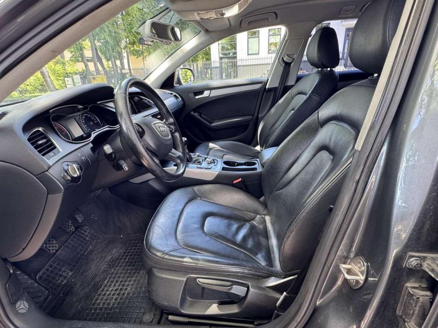 Grey Audi A4 2014 in Kaunas, with an engine capacity of 1.97 L and mileage of 300 thousand km for 6000 €, photo 10 on AUTOMOTO.COM.LV